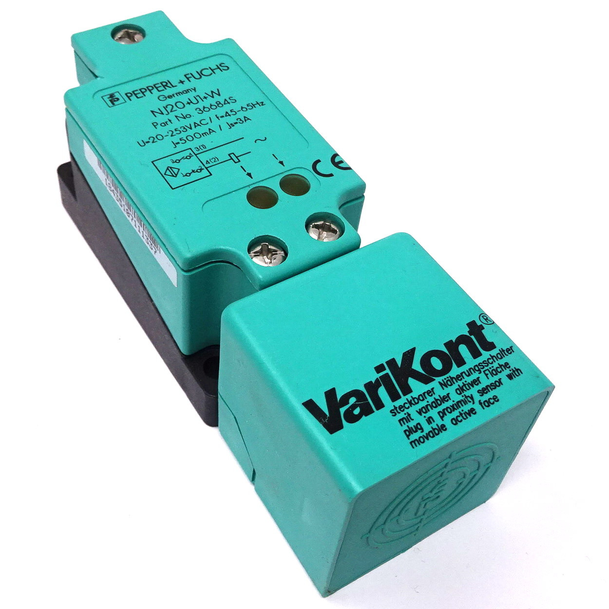 Inductive Sensor NJ20+U1+W Pepperl+Fuchs 20mm 36684S - Axxa - Motor Control & Automation